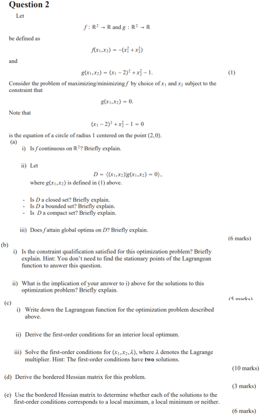 Solved Question 2 Let f:R? Randg: RR be defined as | Chegg.com