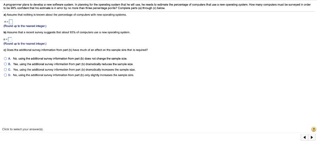 Solved A programmer plans to develop a new software system. | Chegg.com