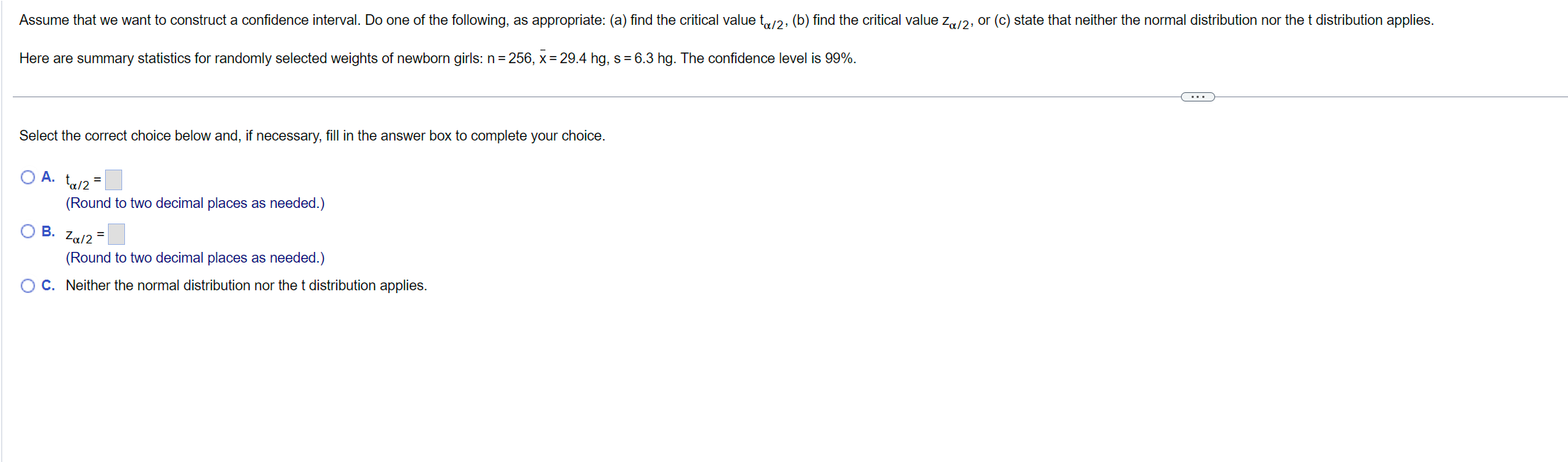 Solved Here are summary statistics for randomly selected | Chegg.com
