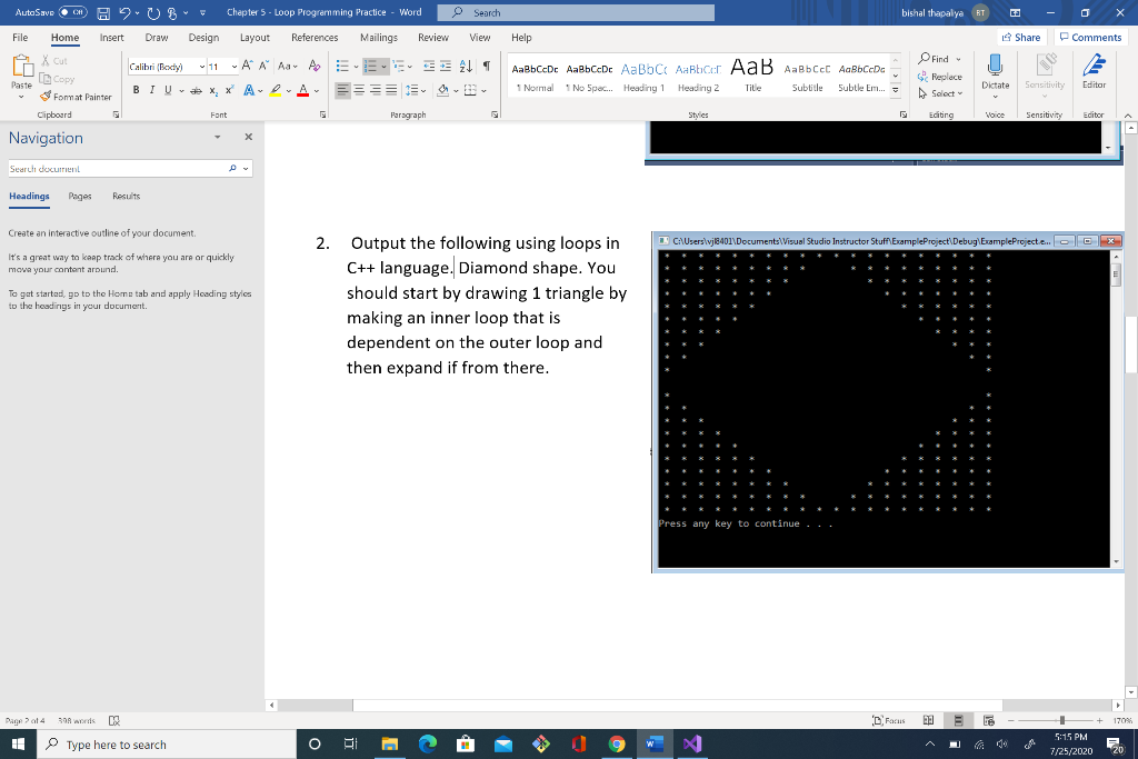 Solved AutoSave A9UBE Chapter 5 - Loop Programming Practice | Chegg.com