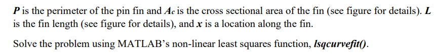 You are revisiting the conduction pin-fin experiment. | Chegg.com