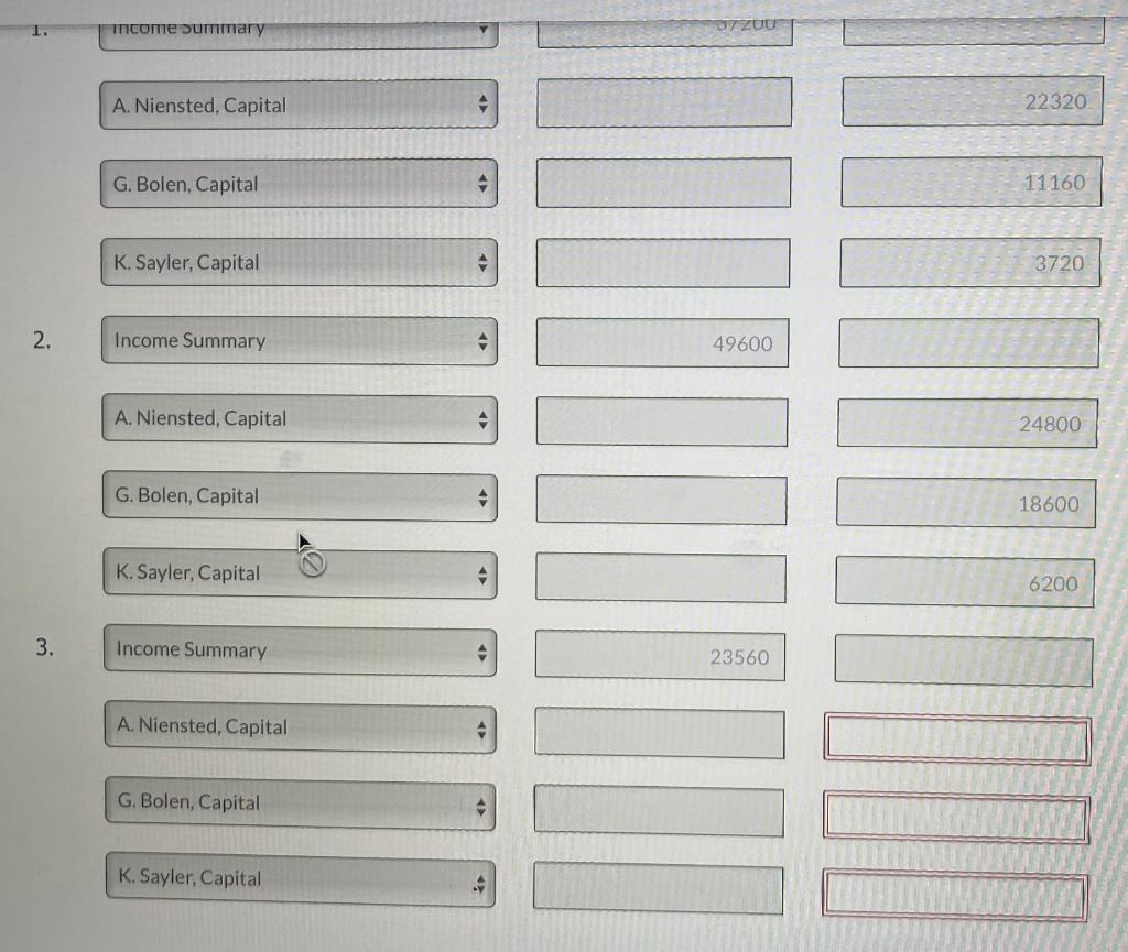 Solved Prepare a partners' capital statement for the year | Chegg.com