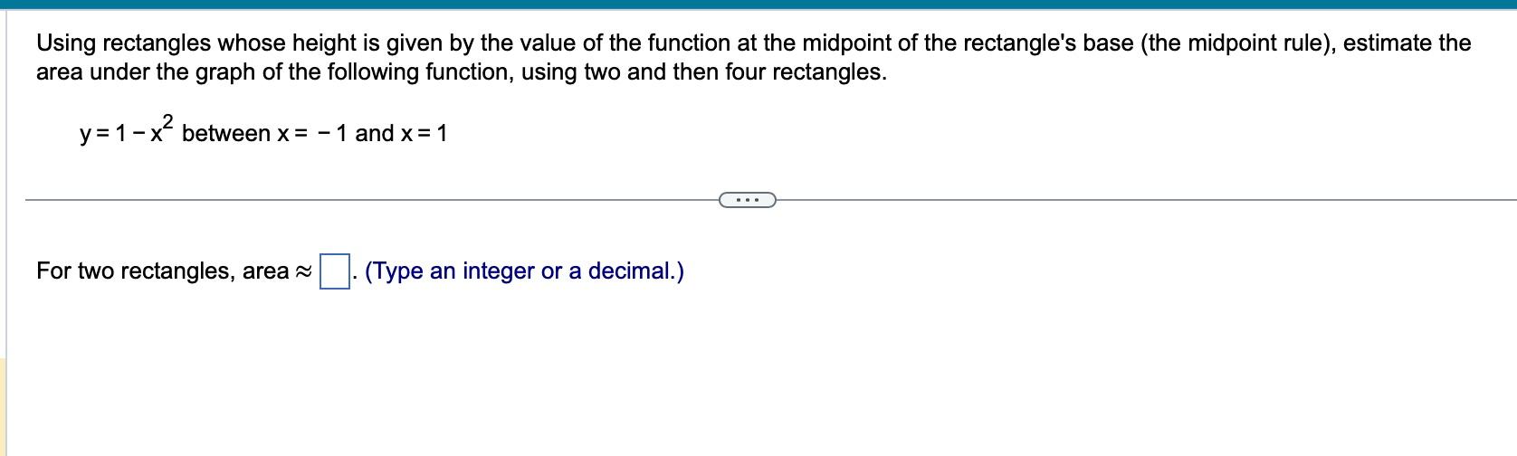 Solved Using rectangles whose height is given by the value | Chegg.com