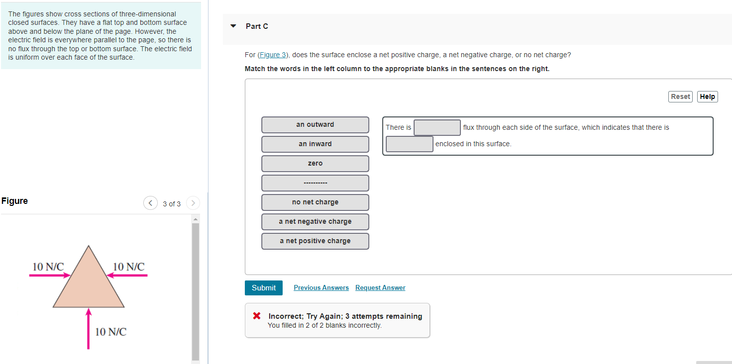 Solved Part C The figures show cross sections of | Chegg.com