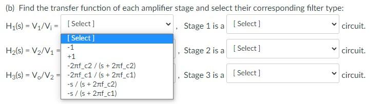 Solved Design a unity-gain bandpass filter, using a cascade | Chegg.com