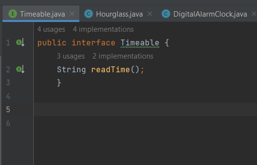 Solved Interfaces vs abstract classes Exercise 3. Telling | Chegg.com