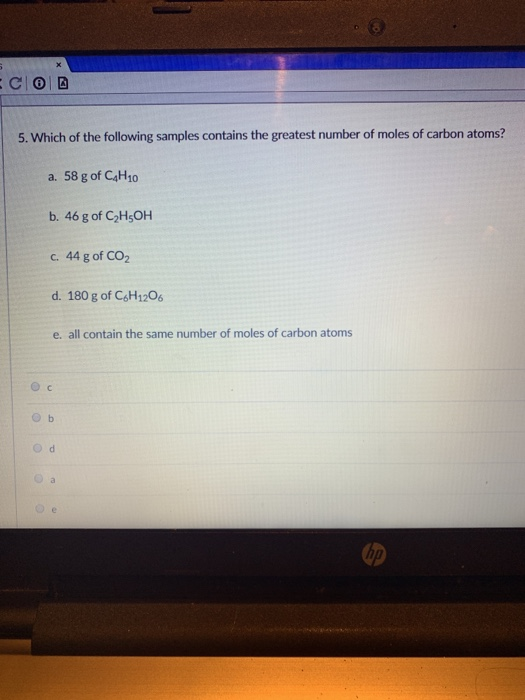 Solved you are given five beakers labeled a-e each beaker is | Chegg.com