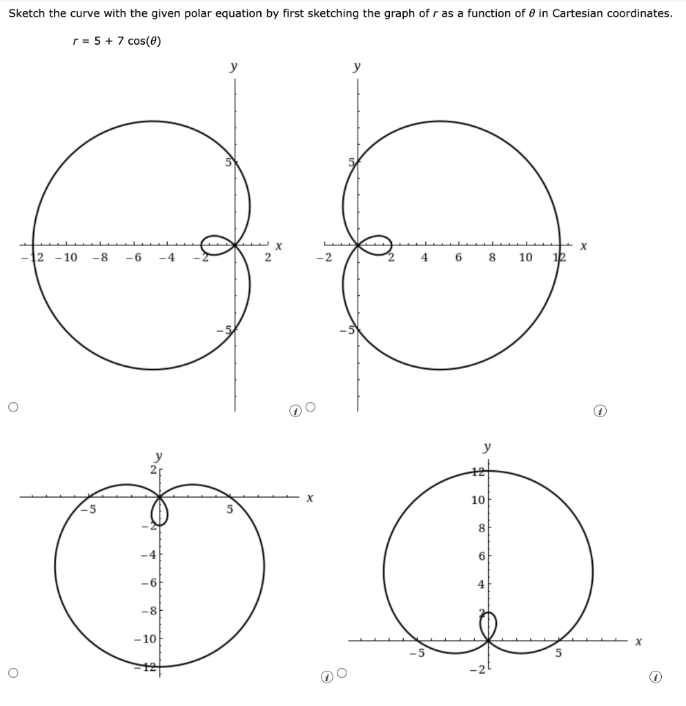 Solved Sketch the curve with the given polar equation by | Chegg.com