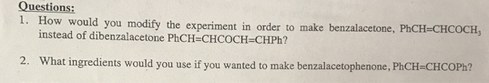 Solved How would you modify the experiment in order to make | Chegg.com