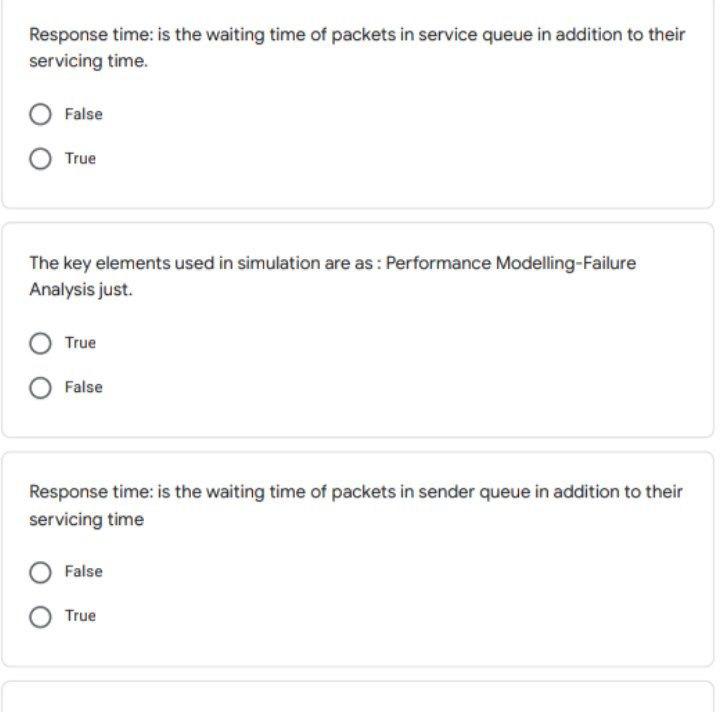 Solved Response time: is the waiting time of packets in | Chegg.com