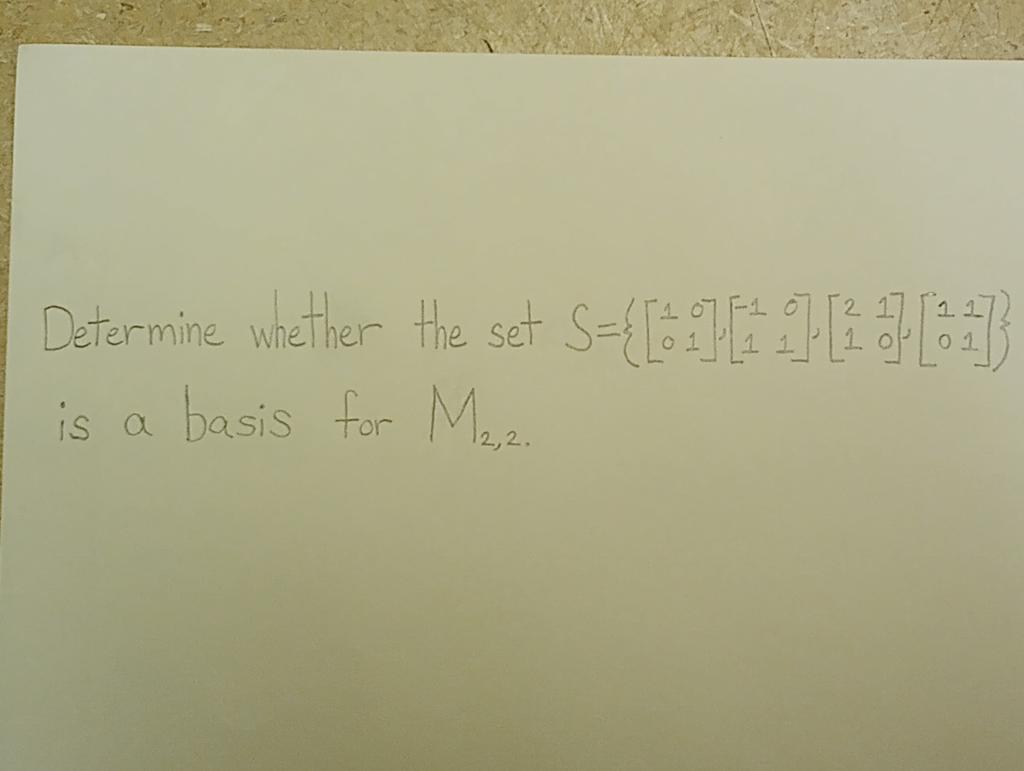 Solved Determine whether the set | Chegg.com