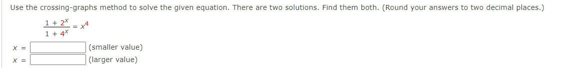 Solved Use the crossing-graphs method to solve the given | Chegg.com