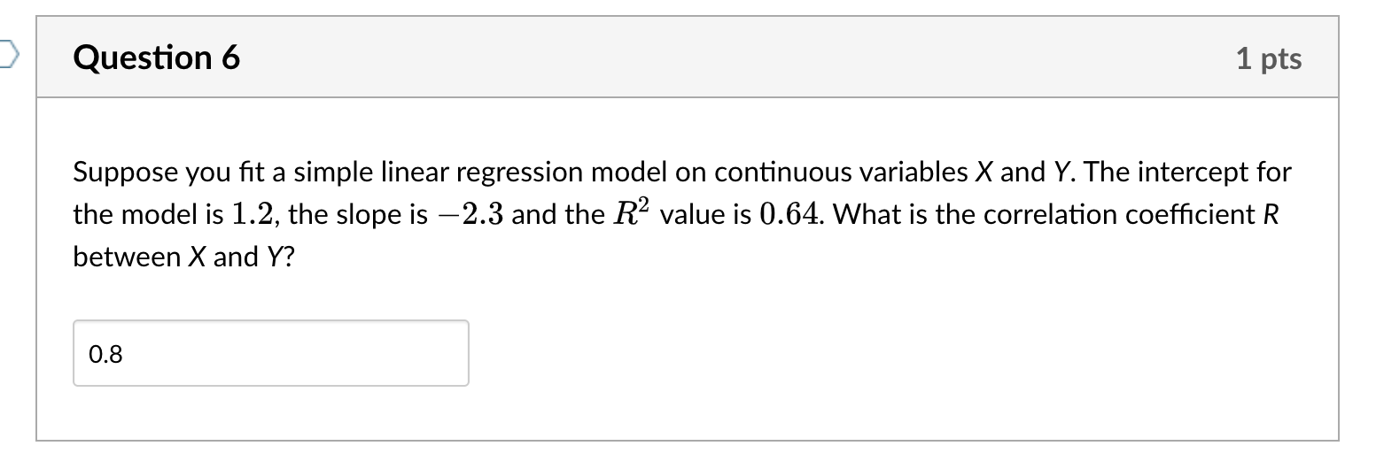 [Solved]: Suppose you fit a simple linear regression model