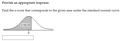 Solved Provide an appropriate response. Find the Z-score | Chegg.com Solved Provide an appropriate response. Find the Z-score | Chegg.com