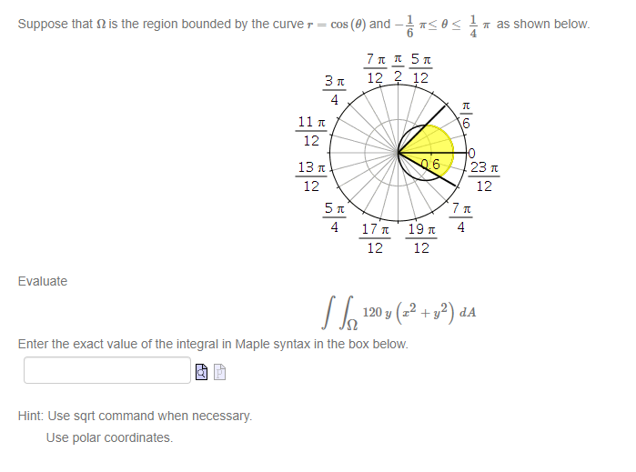Solved Suppose that Ω is the region bounded by the curve | Chegg.com