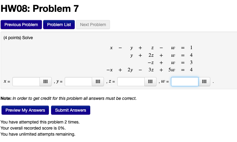 Solved HW08: Problem 7 Previous Problem Problem List Next | Chegg.com
