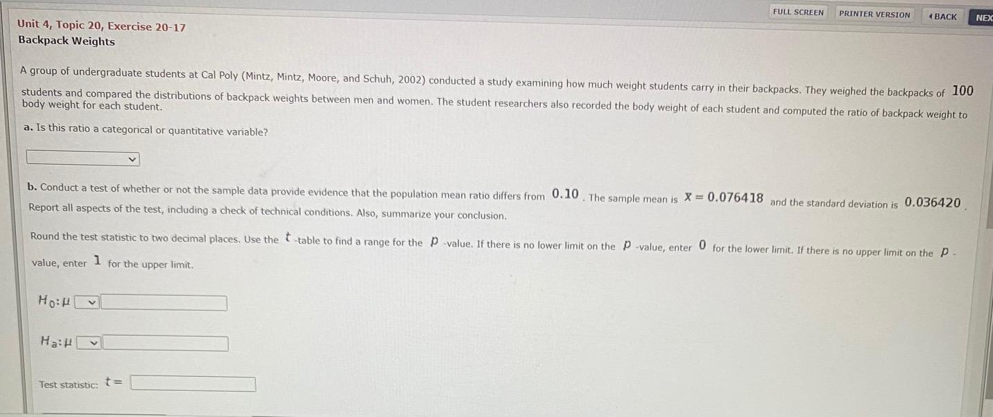 Solved FULL SCREEN PRINTER VERSION | Chegg.com
