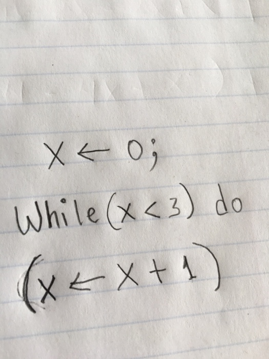 Translate The Following Pseudo Code Program Into The
