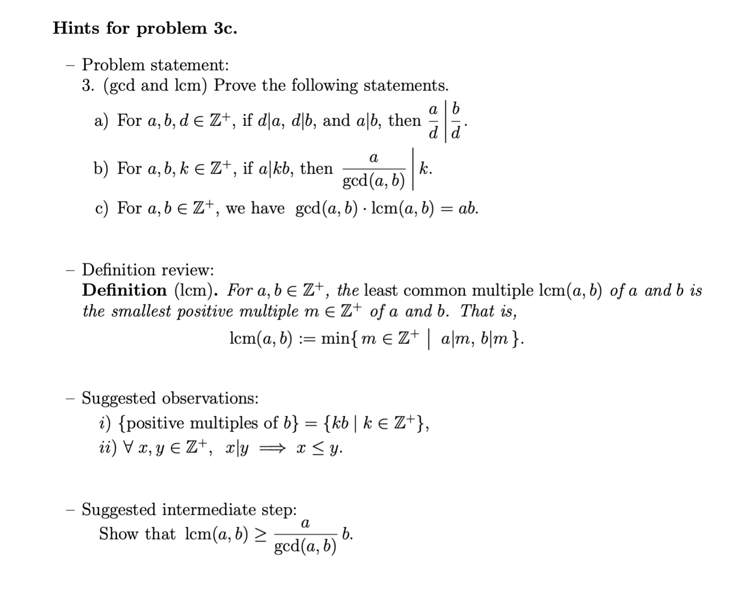 Solved Please solve all 3 ﻿questions with the hintsall（a-c） | Chegg.com