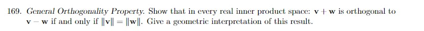 Solved 169. General Orthogonality Property. Show that in | Chegg.com Solved 169. General Orthogonality Property. Show that in | Chegg.com