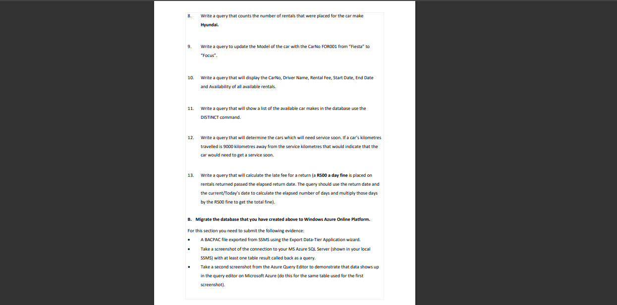 Solved Please Answer Part 2 Portfolio of Evidence (PoE) — | Chegg.com
