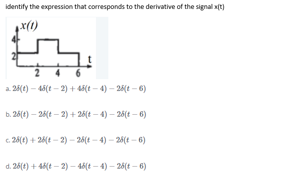 Solved identify the expression that corresponds to the | Chegg.com
