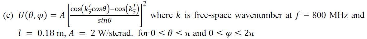 Solved calculate the total radiated power 𝑃𝑟𝑎𝑑 and | Chegg.com