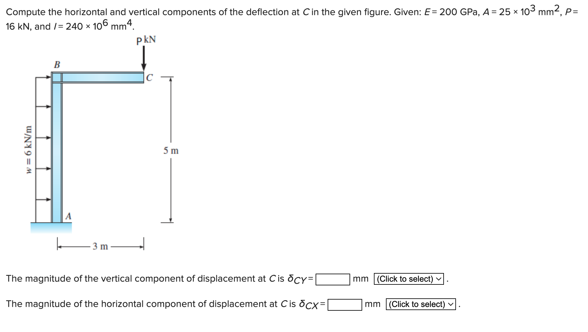Solved Compute the horizontal and vertical components of the | Chegg.com