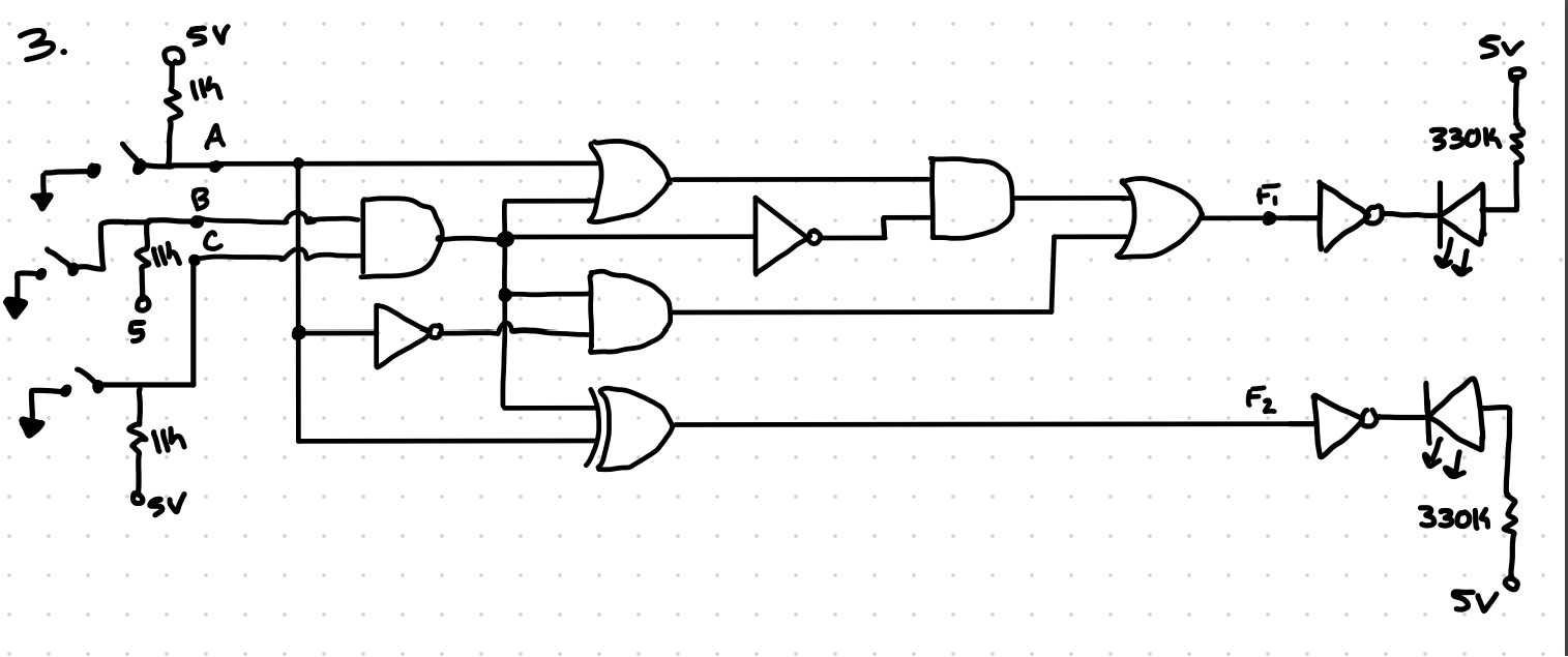 Solved Boolean Expression circuit schematic. How would I | Chegg.com