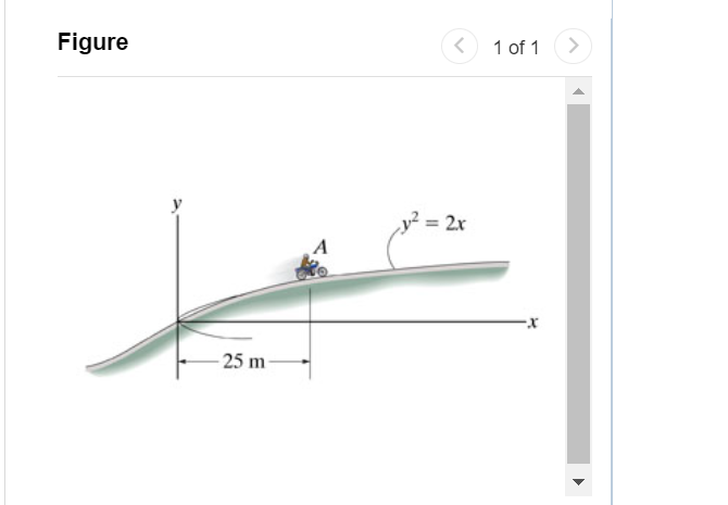 Solved The motorcycle is traveling at a constant speed of 76 | Chegg.com