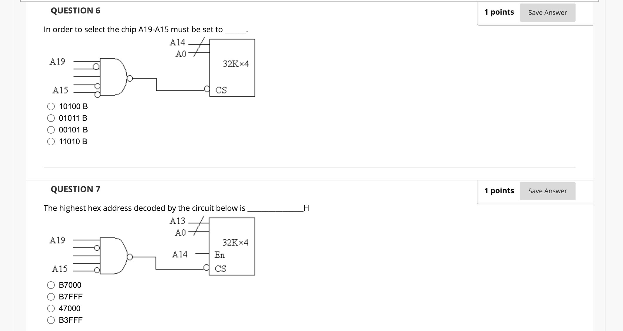 Solved To select the ROM the LS138 address lines A8-A6 must | Chegg.com