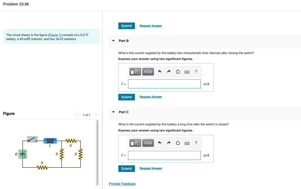 Solved The circuit shown in the figure (Figure 1) consists | Chegg.com