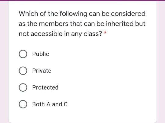 Solved Which of the following can be considered as the | Chegg.com