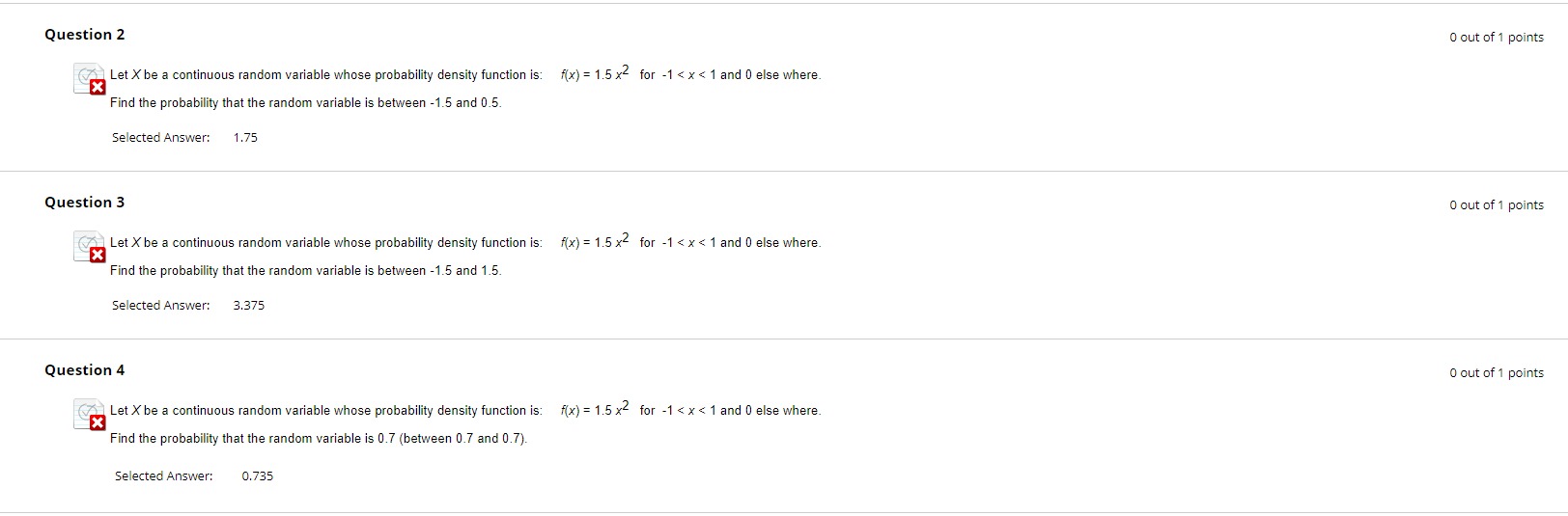 Solved Let X Be A Continuous Random Variable Whose 1971
