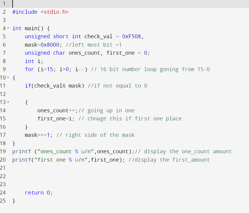 Solved \#include int main( ) \{ unsigned short int | Chegg.com