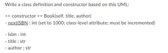 Solved Write a class definition and constructor based on | Chegg.com