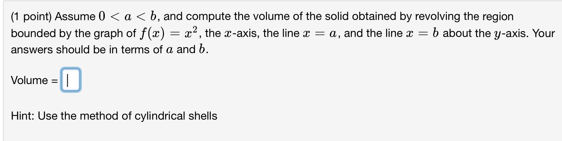 Solved (1 point) Assume 0 | Chegg.com