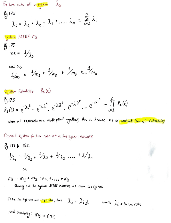 Solved Complete all of the yellow cells in the reliability | Chegg.com