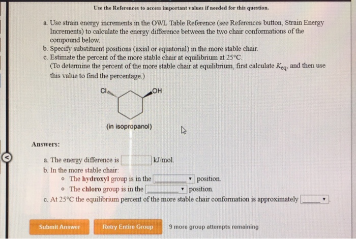Solved Use the References to access important values if | Chegg.com