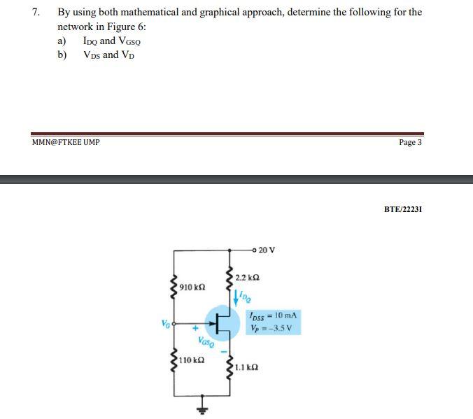6. By using both mathematical and graphical approach, | Chegg.com