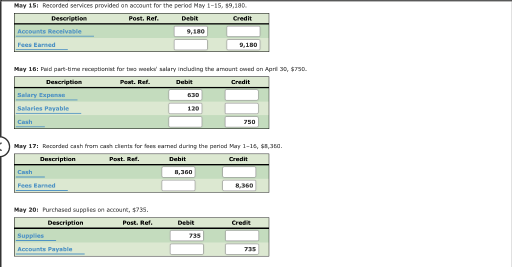 Solved Comprehensive Problem 1 Part 1: The following is a | Chegg.com
