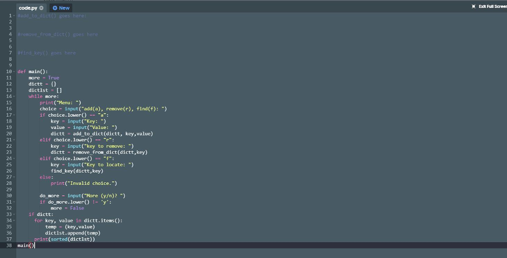 Solved Write 3 Functions In The Starter Code Below Such