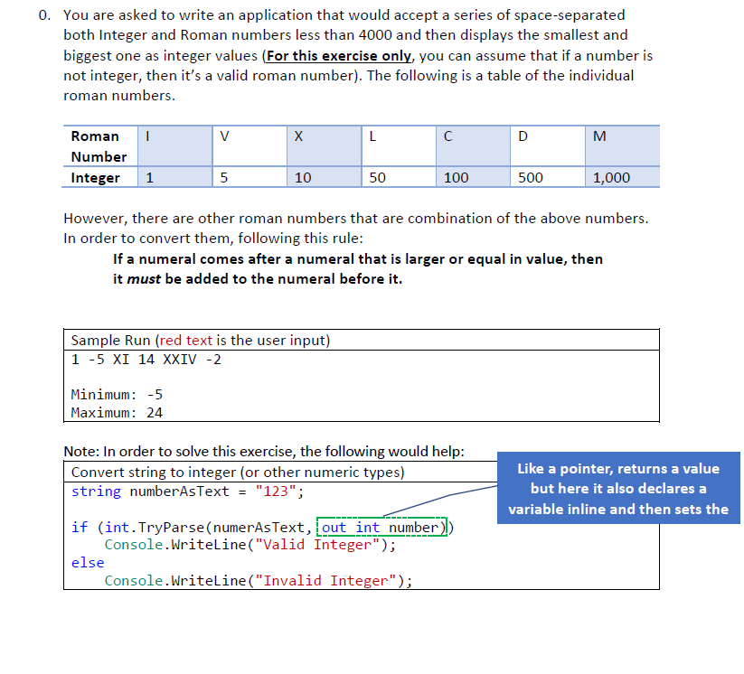 Solved 0. You are asked to write an application that would | Chegg.com