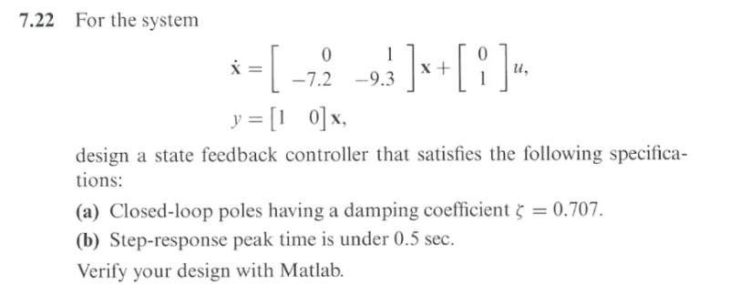 Solved 7.22 ﻿For the | Chegg.com