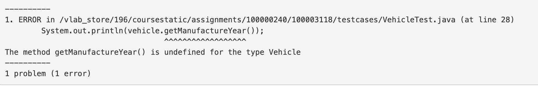 Solved I have an error in my java program. Can you show me | Chegg.com