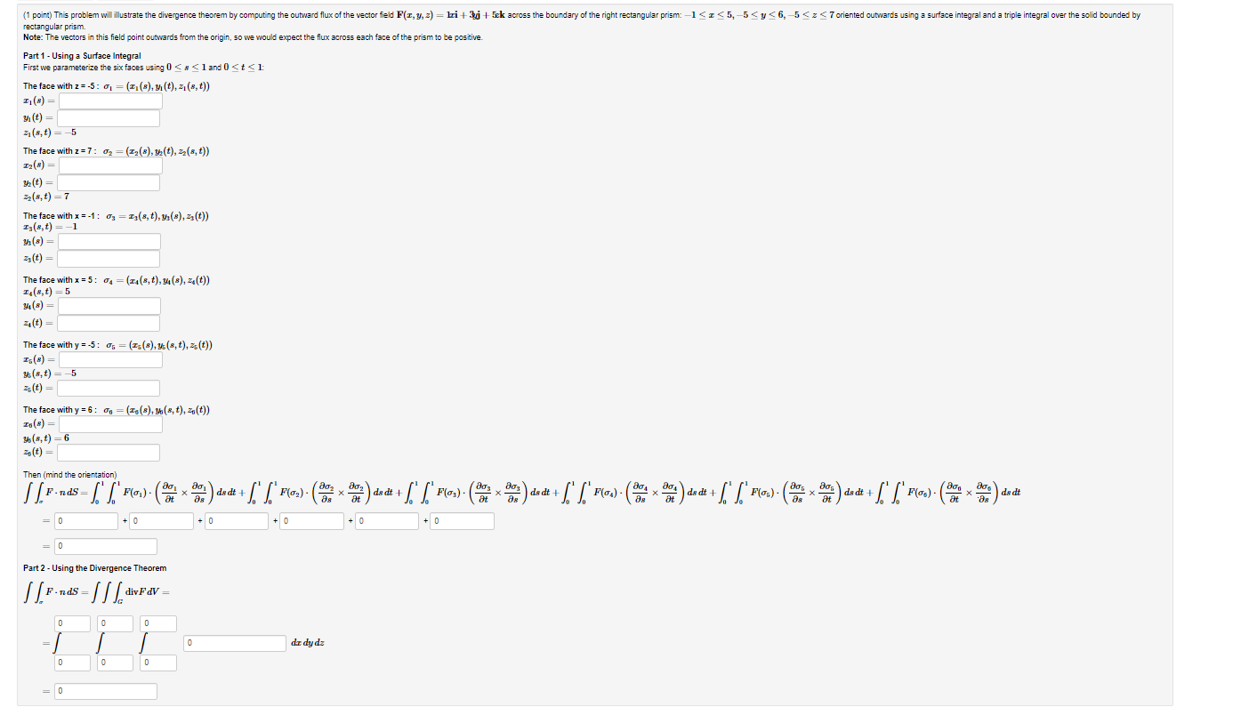 Solved rectangular prism. Note: The vectors in this field | Chegg.com
