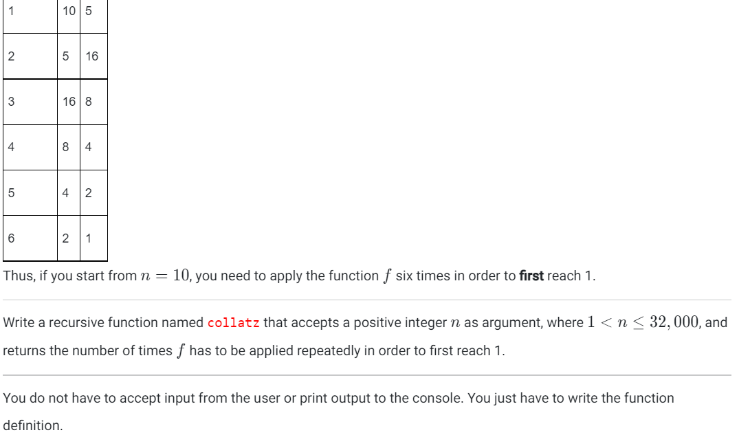 Solved Write a recursive function named linear that accepts | Chegg.com