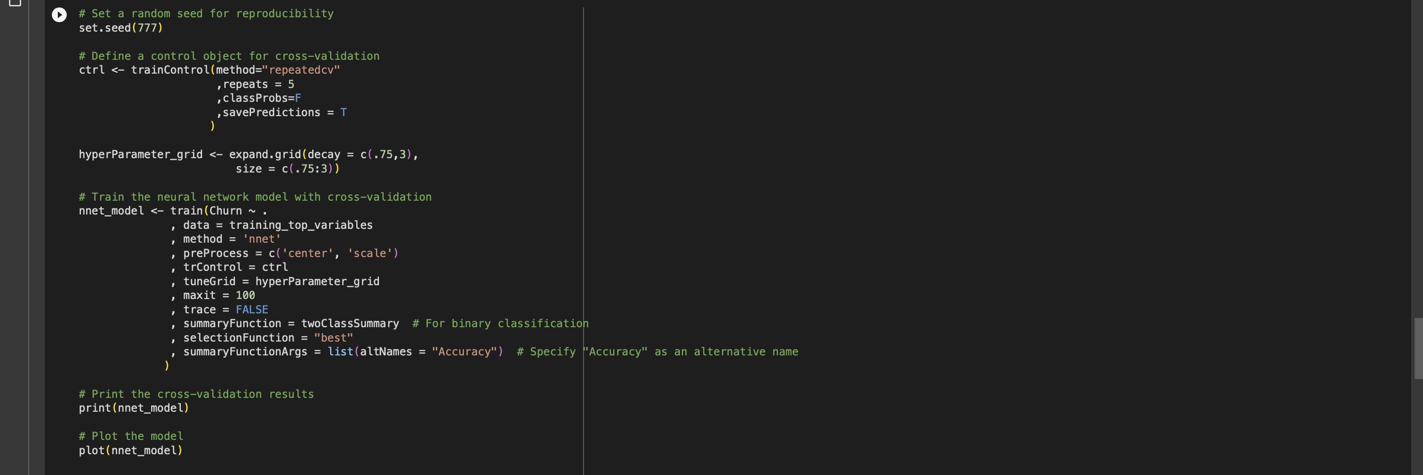 Solved ( \# Set a random seed for reproducibility set. seed | Chegg.com