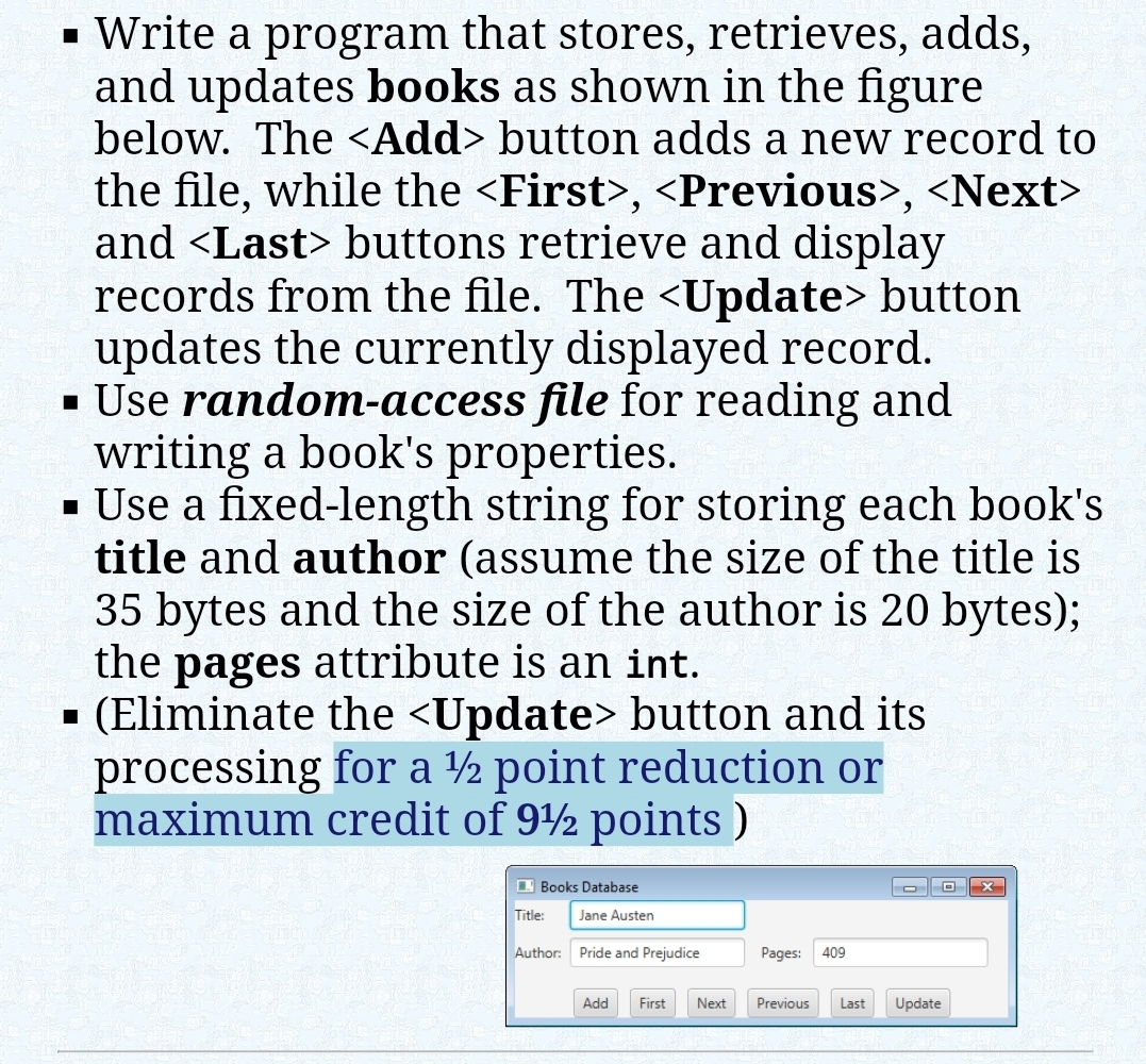 Solved Write a program that stores, retrieves, adds, and | Chegg.com