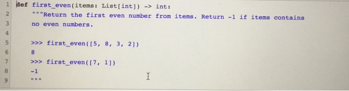 Solved Complete the following function according to its | Chegg.com